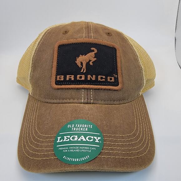 Legacy | Accessories | Legacy Old Favorite Trucker Hat Bronco Patch ...